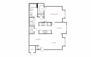 Spacious Apartment Floorplans in Norcross | The Breck